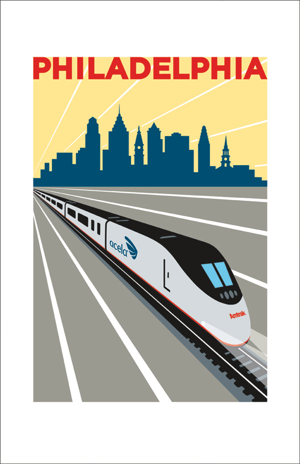 Michael Schwab Acela (Philadelphia) Poster – Transit Gifts