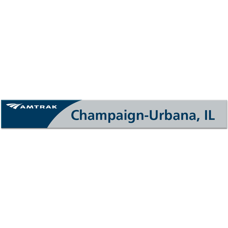 Amtrak Champaign-Urbana, IL Mini Station Sign – Transit Gifts