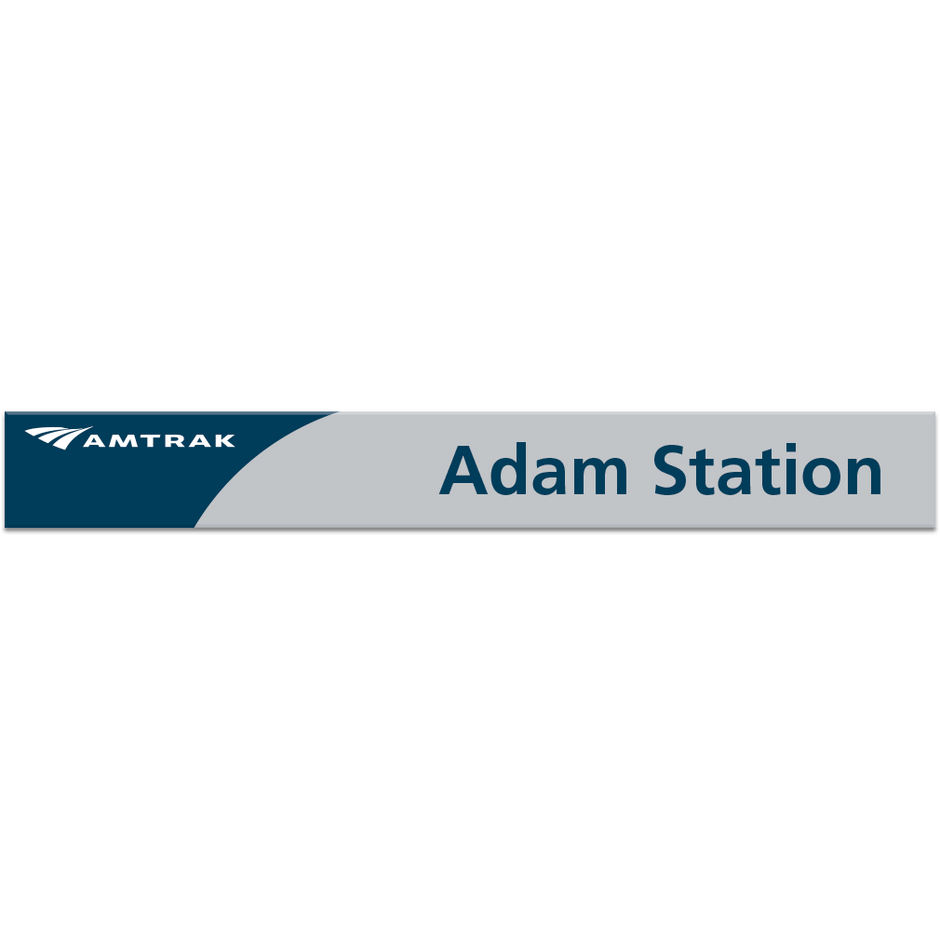 Amtrak "Mini" Station Platform Signs – Transit Gifts