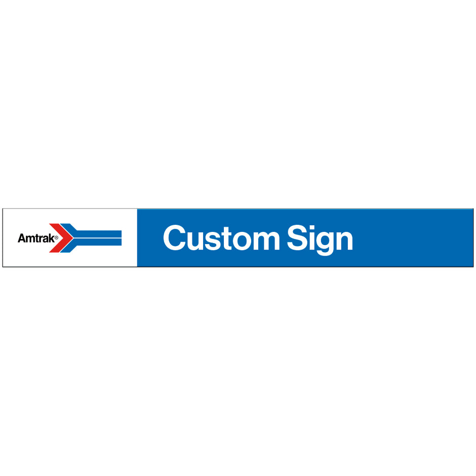 Amtrak "Mini" Retro Station Platform Signs – Transit Gifts