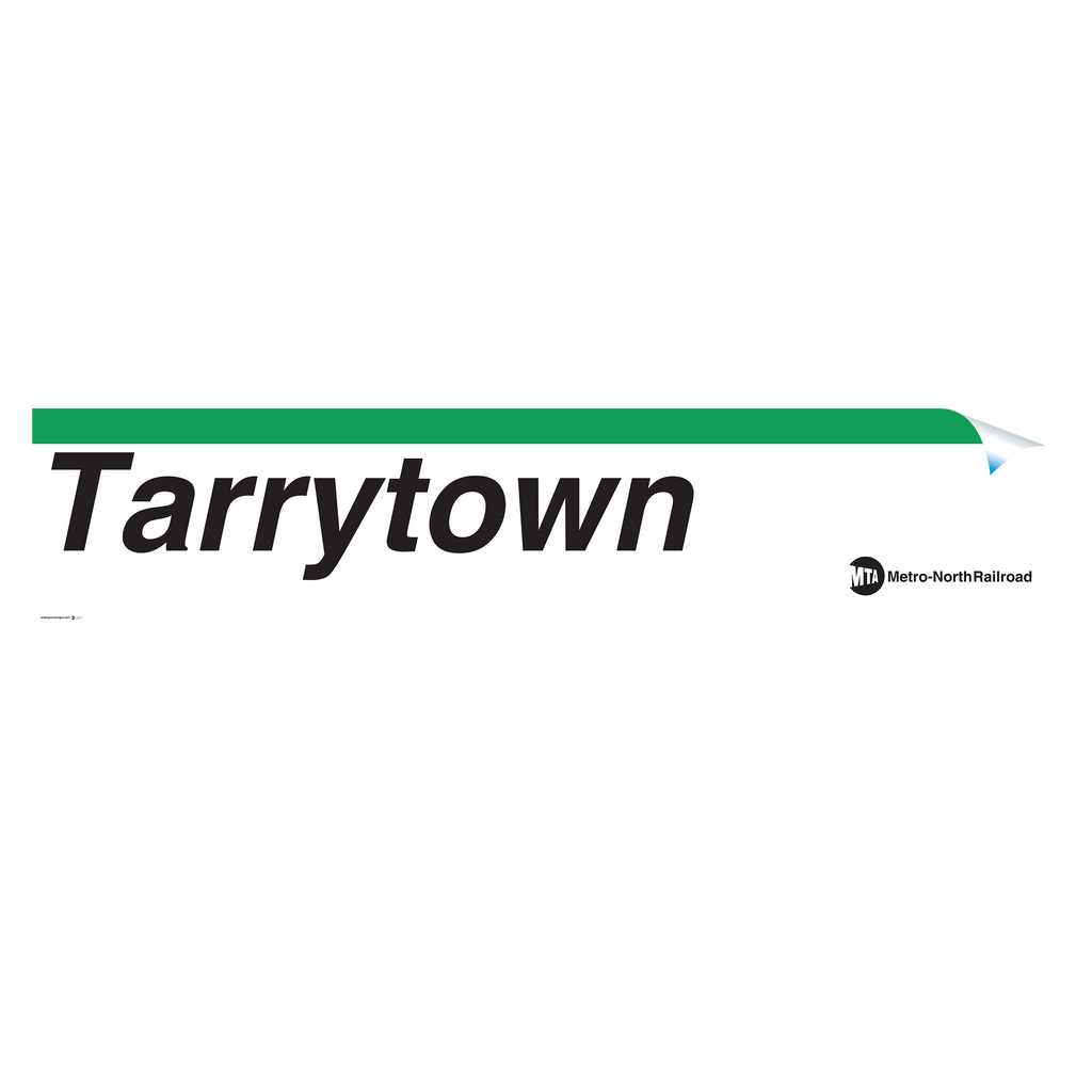 Metro North Tarrytown Sign – Transit Gifts