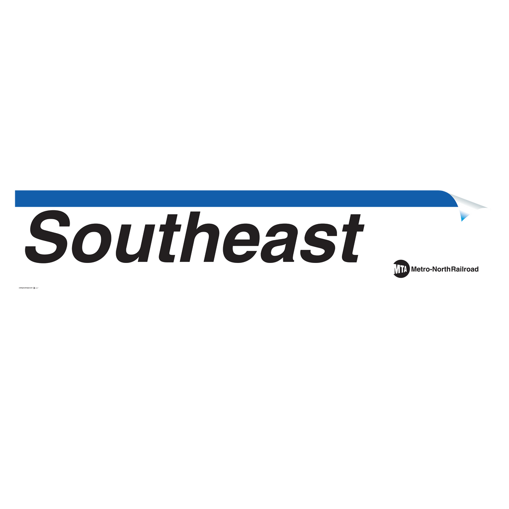 Metro North Southeast Sign – Transit Gifts