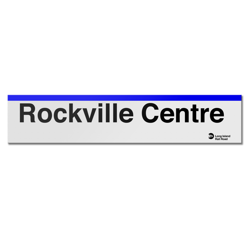 LIRR Rockville Centre Sign – Transit Gifts