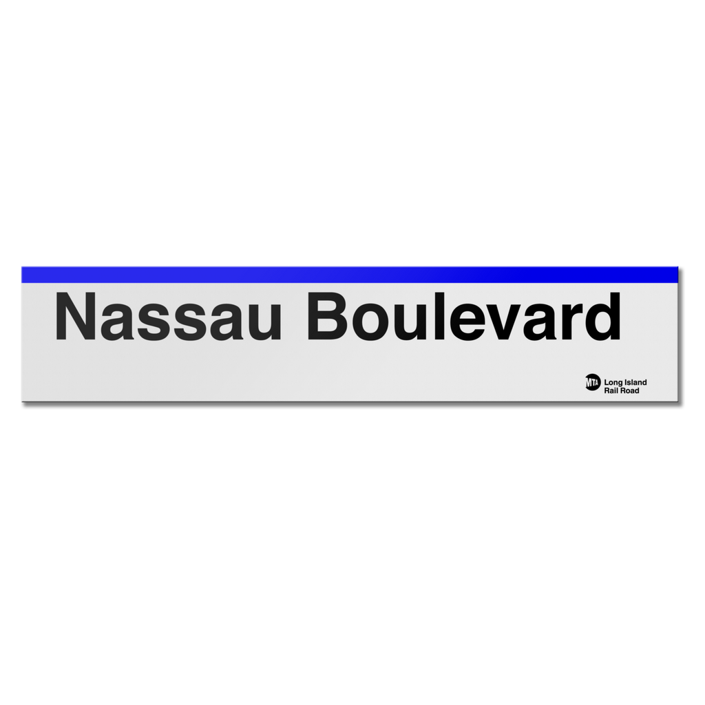 LIRR Nassau Boulevard Sign – Transit Gifts