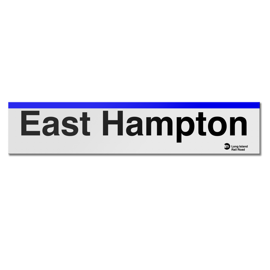 LIRR East Hampton Sign – Transit Gifts