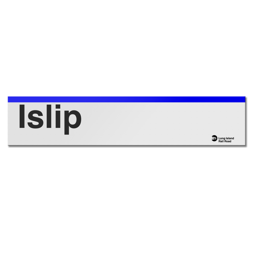 LIRR Islip Sign – Transit Gifts
