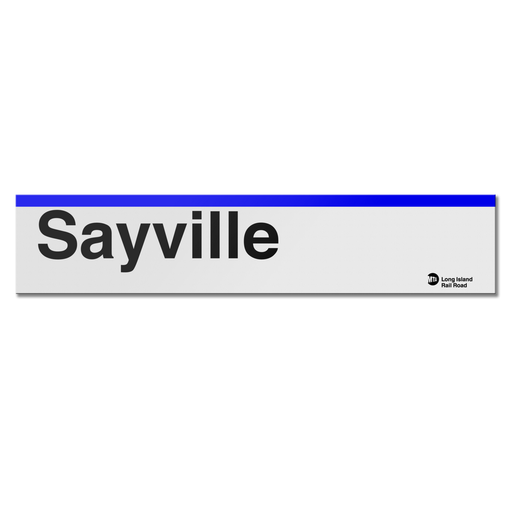LIRR Sayville Sign – Transit Gifts