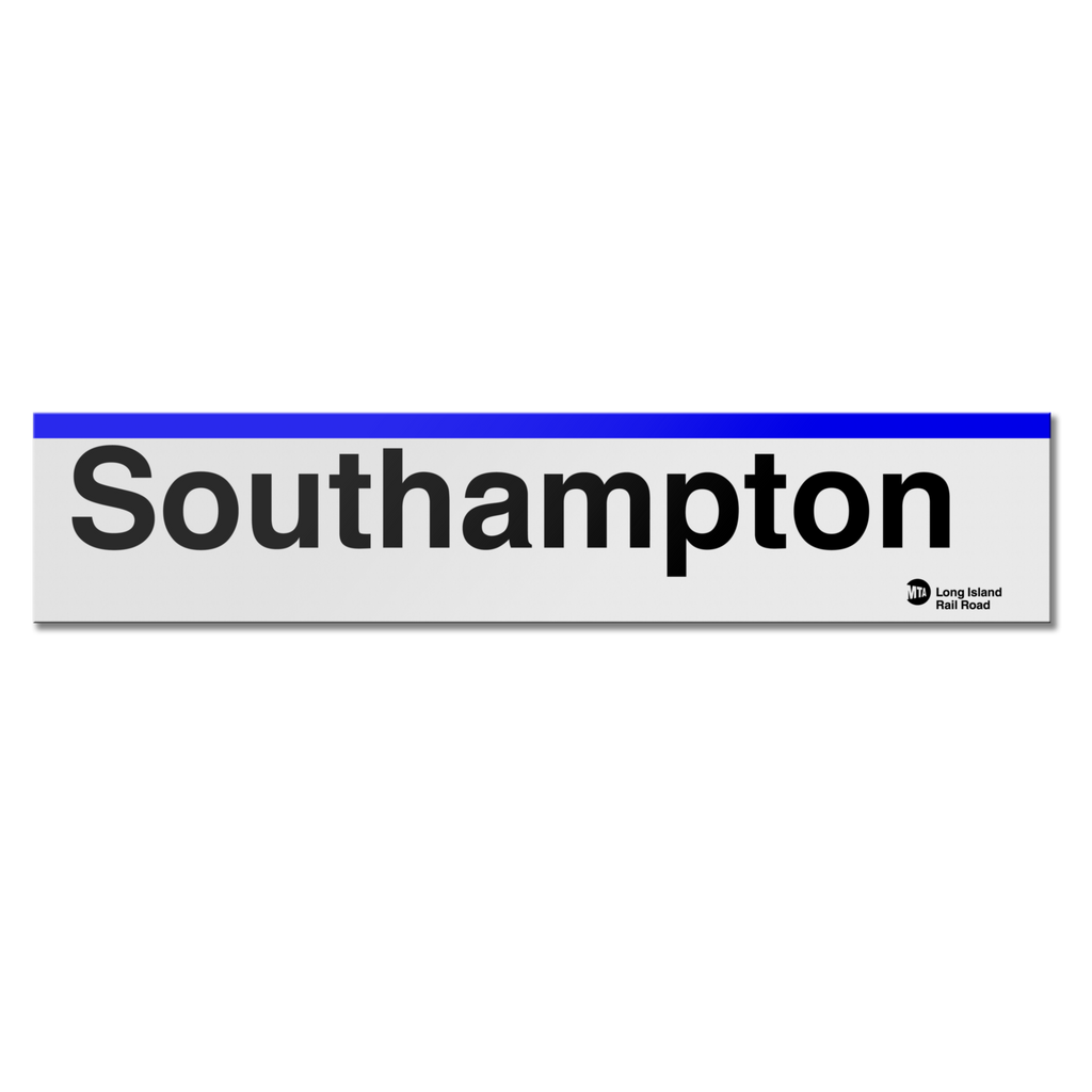 LIRR Southampton Sign – Transit Gifts