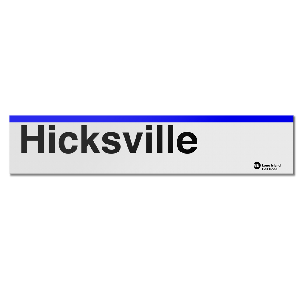 LIRR Hicksville Sign – Transit Gifts