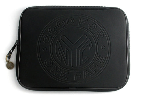 New York Subway Token Emboss Neoprene Laptop Sleeve – Transit Gifts