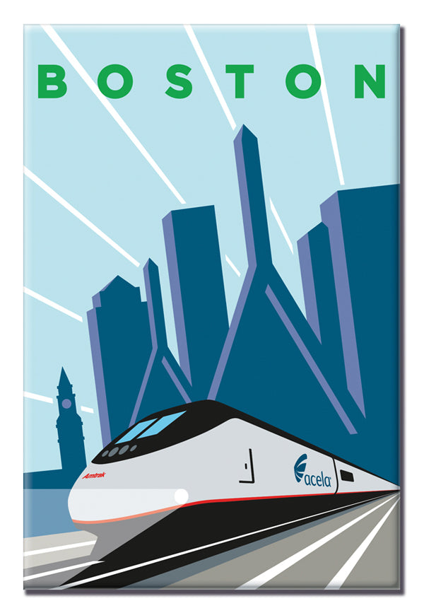 Michael Schwab Acela (Boston) Magnet – Transit Gifts