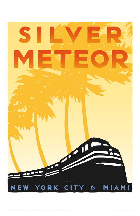 Amtrak Silver Meteor Print – Transit Gifts